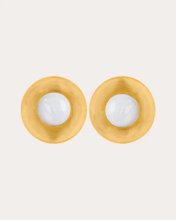 BOHÈME BY VÉRO Moonstone Cyclo Stud Earrings