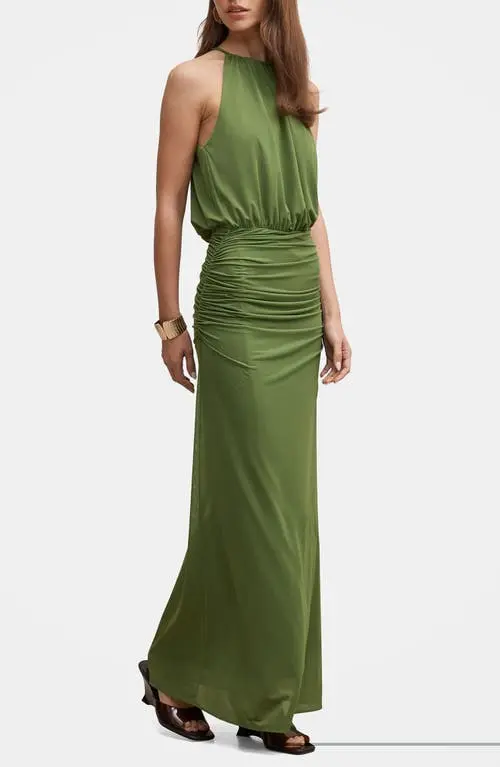 EVER NEW Adelina Ruched Sleeveless Maxi Dress