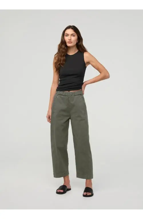 DUER Flextwill Barrel Pull On Pant - Thyme