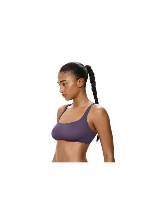 AU NATUREL BY GOTTEX Bikini Top - Aubergine