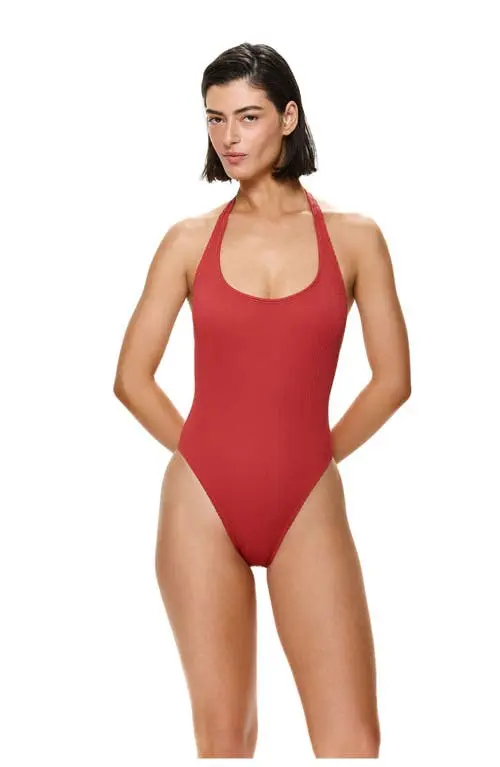 GOTTEX Tubular Halter One Piece Swimsuit - Paprika