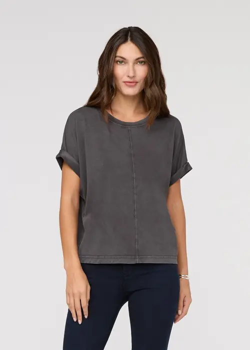 DUER Pure Pima Slim Crew Neck T-shirt - Chestnut