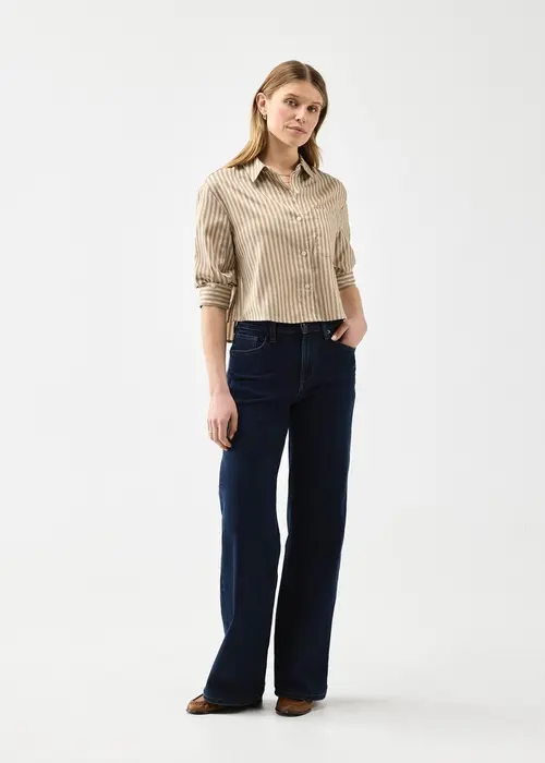 DUER Pure Pima Slim Crew Neck T-shirt - Washed Glacier