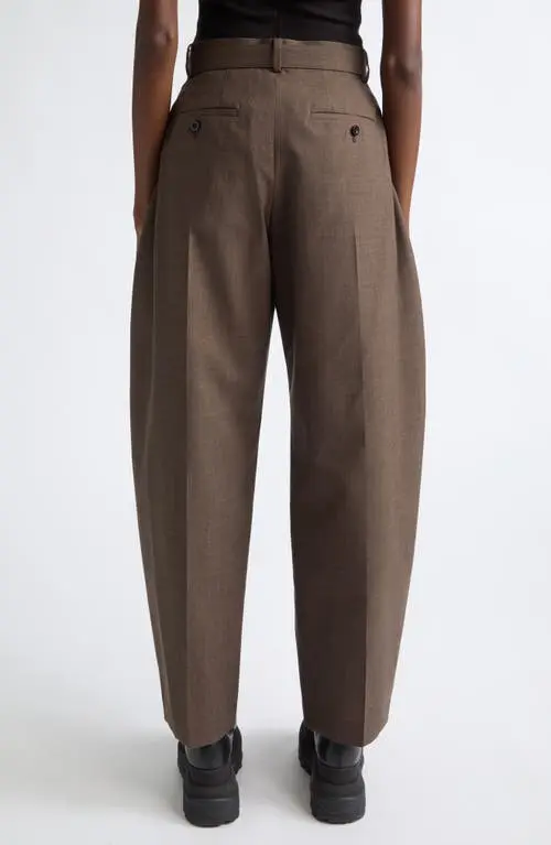 Sacai Silk & Cotton Barrel Leg Trousers