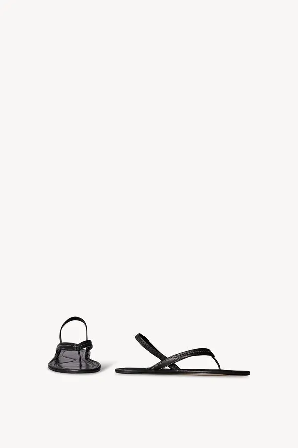 THE ROW Malick Sandal Two - Black