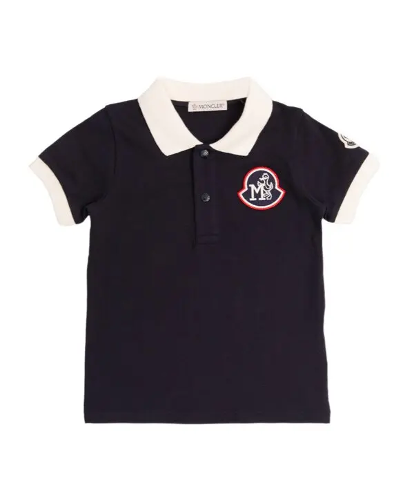Moncler Logo-patch Polo Shirt