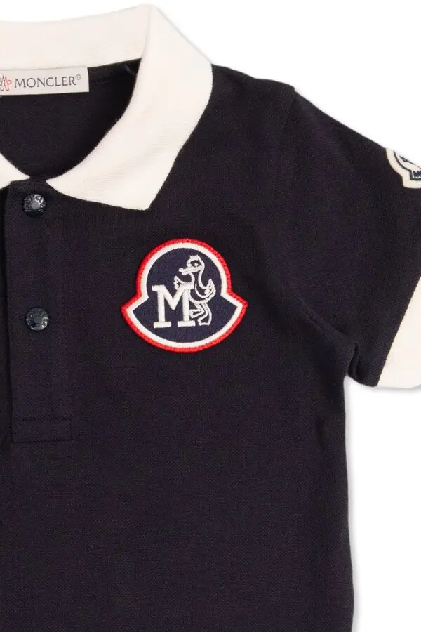 Moncler Logo-patch Polo Shirt