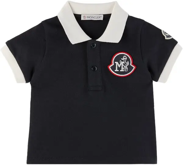Moncler Logo-patch Polo Shirt