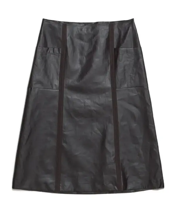 Paloma Wool Vertical Cut Detailed Midi Skirt