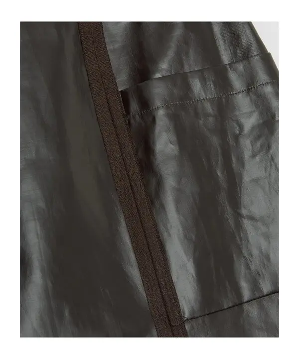 Paloma Wool Vertical Cut Detailed Midi Skirt