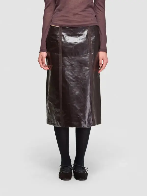 Paloma Wool Vertical Cut Detailed Midi Skirt