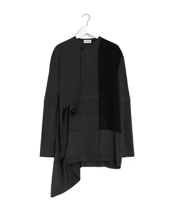 LEMAIRE Pleated Asymmetrical Blouse