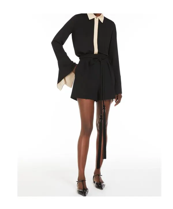 Max Mara Zic Pleat Detailed Shorts