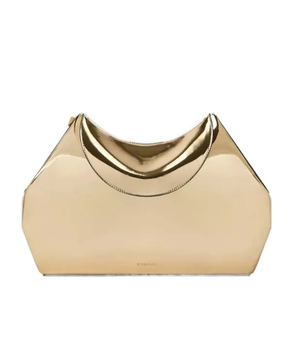 Givenchy Golden Mirror Effect Facet Clutch Bag