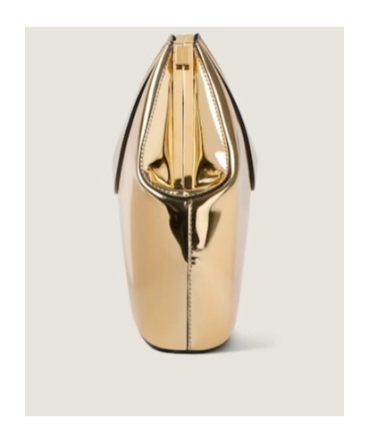 Givenchy Golden Mirror Effect Facet Clutch Bag