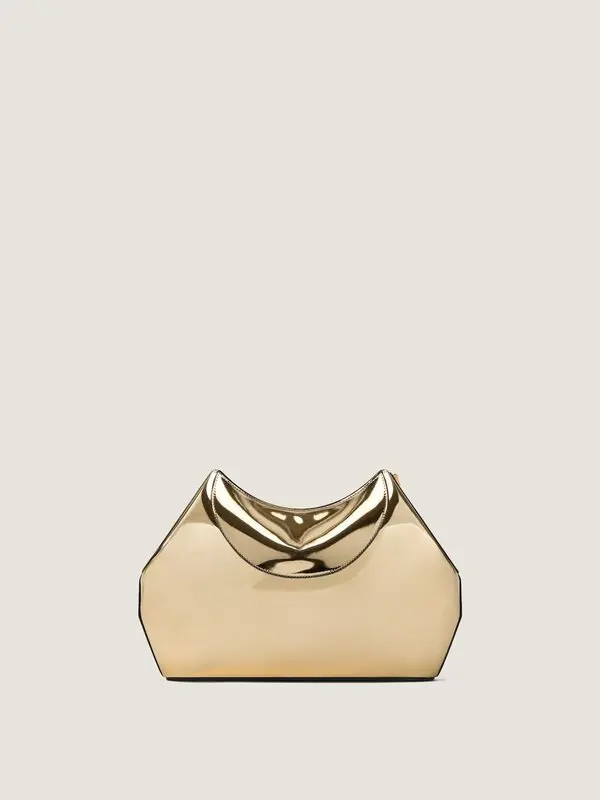 Givenchy Golden Mirror Effect Facet Clutch Bag