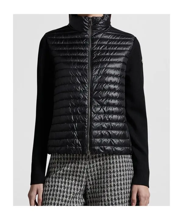Moncler Padded Contrasting Zip-up Jacket