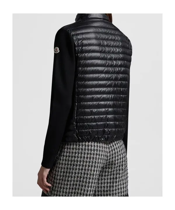 Moncler Padded Contrasting Zip-up Jacket