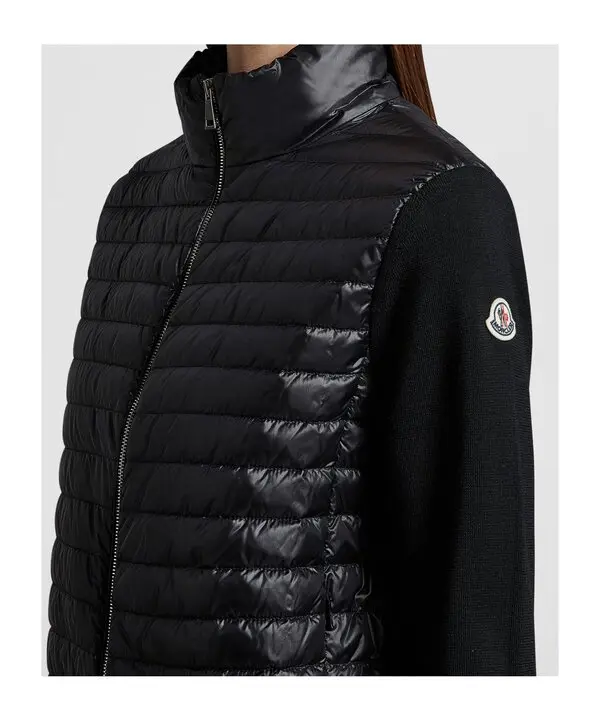 Moncler Padded Contrasting Zip-up Jacket