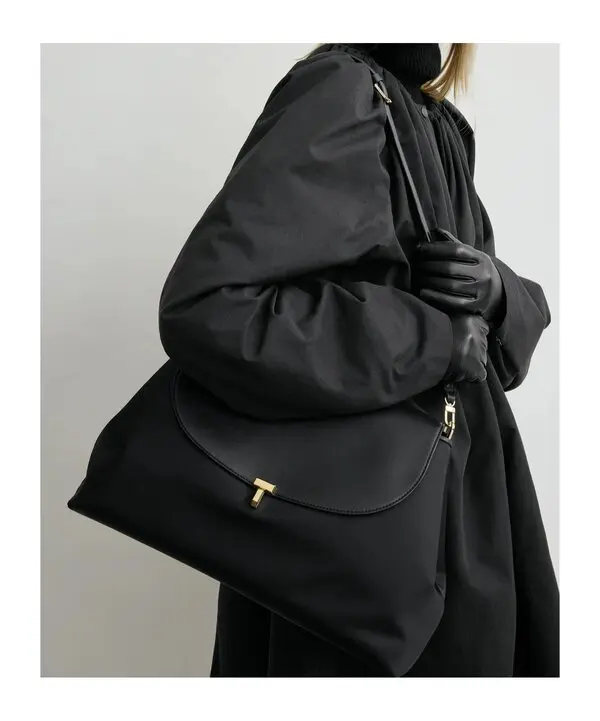 TOTEME T-lock Nylon Satchel
