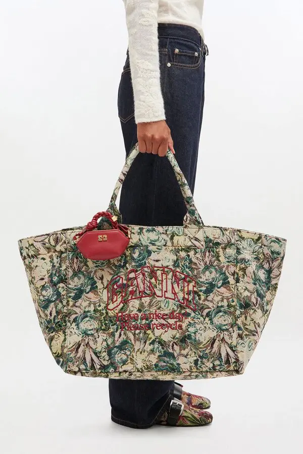 GANNI Xxl Reversible Tote Bag