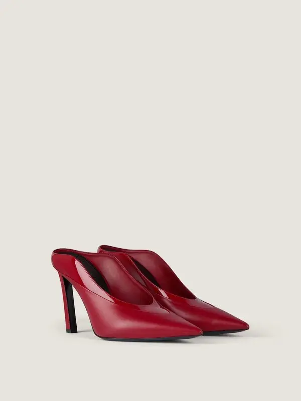 Givenchy Spiky Heeled Leather Mules