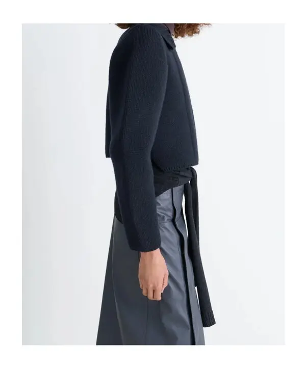 LEMAIRE Felted Double-breasted Blouson Jacket