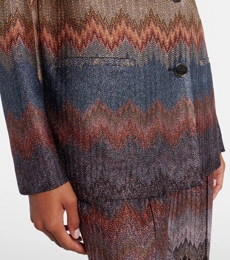 Missoni Zigzag Lamé Blazer