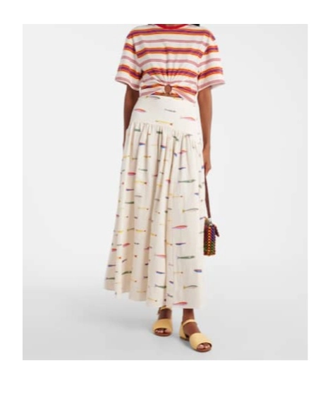 Staud Catharine Raffia And Leather Sandals