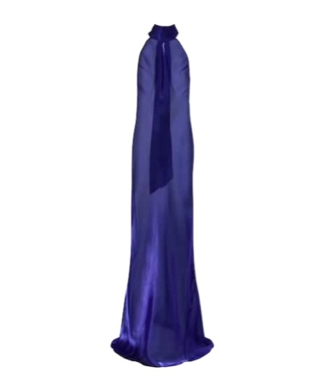 Galvan Sienna Semi-sheer Organza Gown