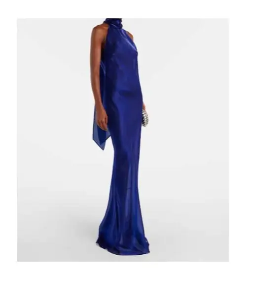 Galvan Sienna Semi-sheer Organza Gown