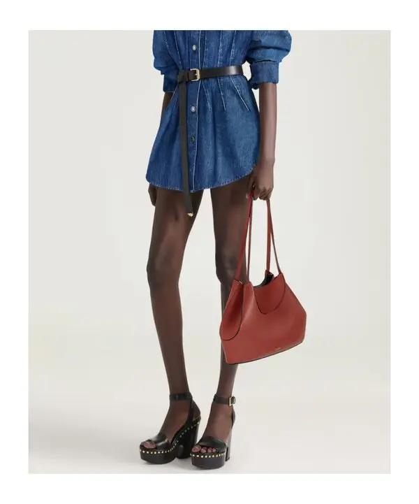 Givenchy Small Facet Tote Bag In Grained Leather