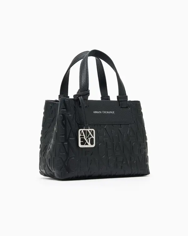 Armani Exchange Logo-charm Tote Bag