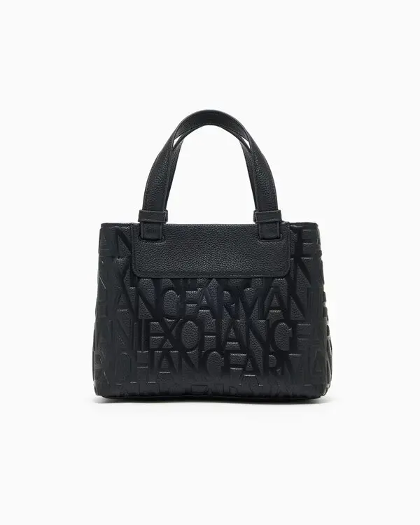 Armani Exchange Logo-charm Tote Bag
