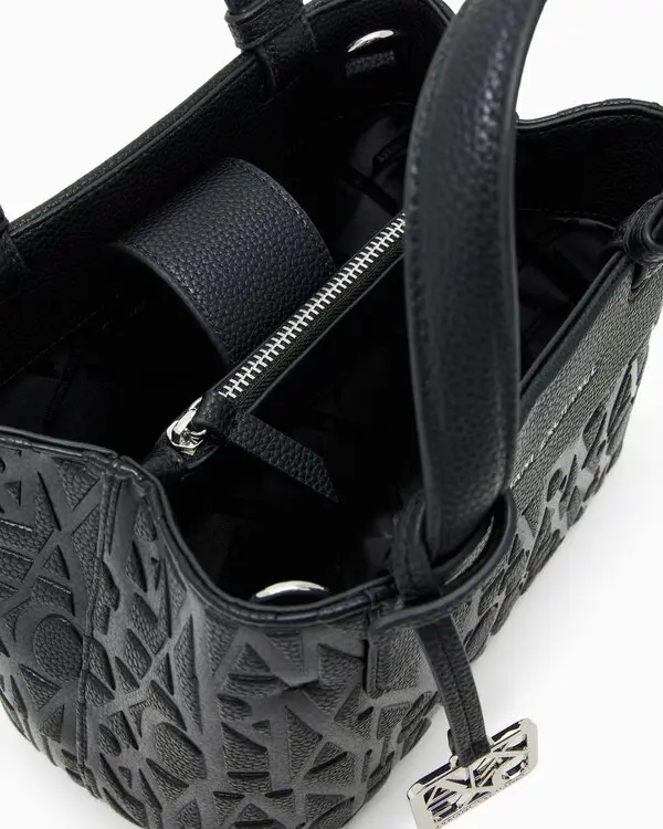 Armani Exchange Logo-charm Tote Bag