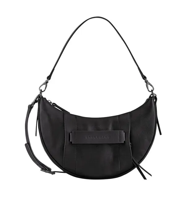 Longchamp Crescent-shaped Zipped Shoulder Bag