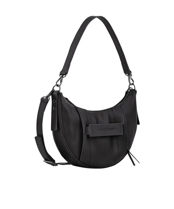 Longchamp Crescent-shaped Zipped Shoulder Bag