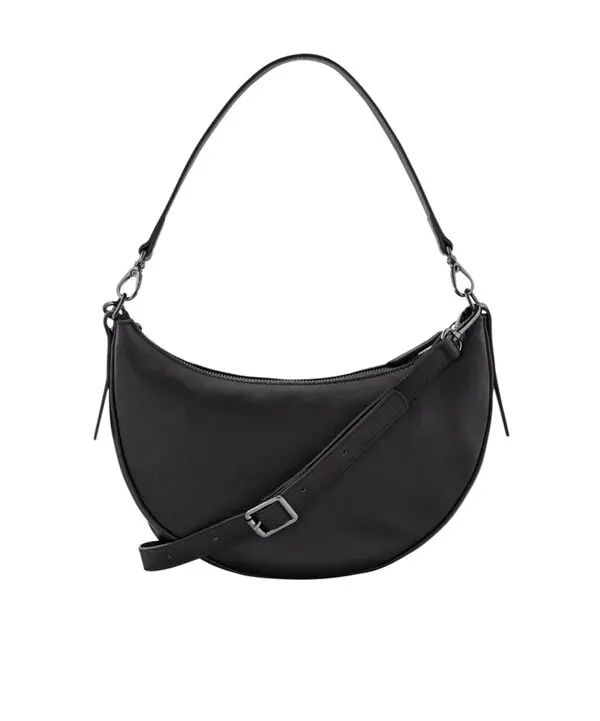 Longchamp Crescent-shaped Zipped Shoulder Bag