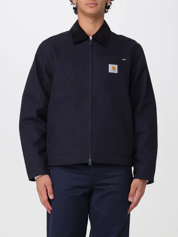Carhartt Work In Progress Dearborn Organic Cotton Detroit Jacket With Corduroy Collar - No