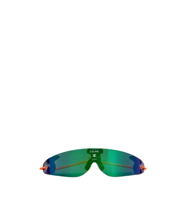 Celine Runner Sunglasses In Injected Nylon - Green