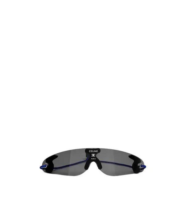 Celine Runner Sunglasses In Injected Nylon - Black