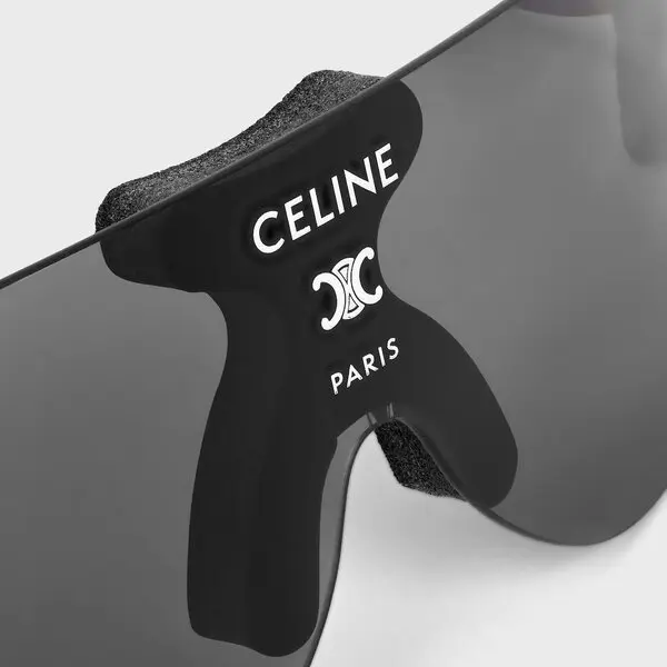 Celine Runner Sunglasses In Injected Nylon - Black