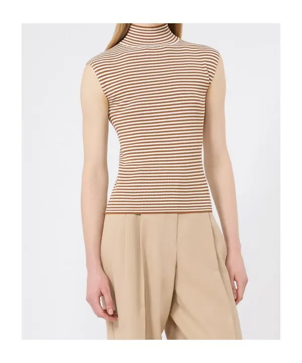 Max Mara High-neck Sleeveless Knitwear