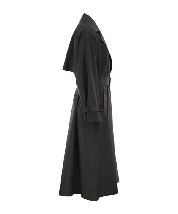 Max Mara Long Water-repellent Technical Trench Coat