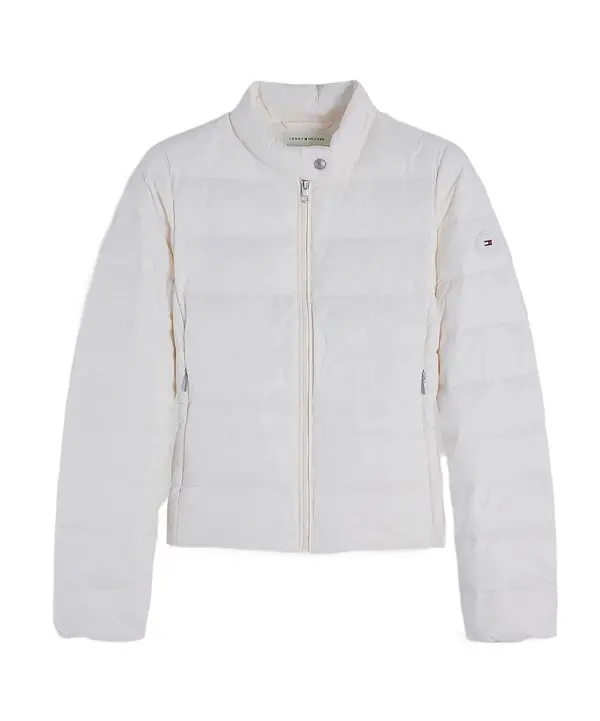 Tommy Hilfiger Long-sleeved Padded Jacket - Ivory Silk