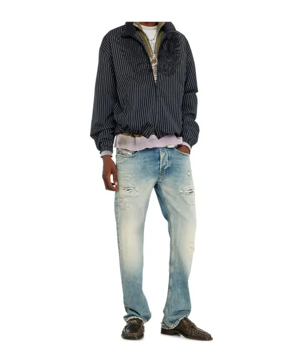 DIESEL® Pinstripe Embroidered Jacket