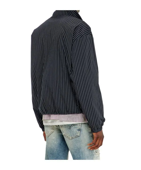 DIESEL® Pinstripe Embroidered Jacket
