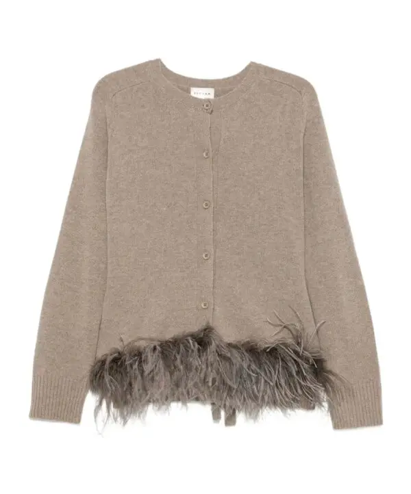 P.a.r.o.s.h Long-sleeved Knitted Cardigan