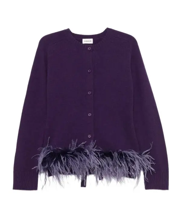 P.a.r.o.s.h Long-sleeved Knitted Cardigan