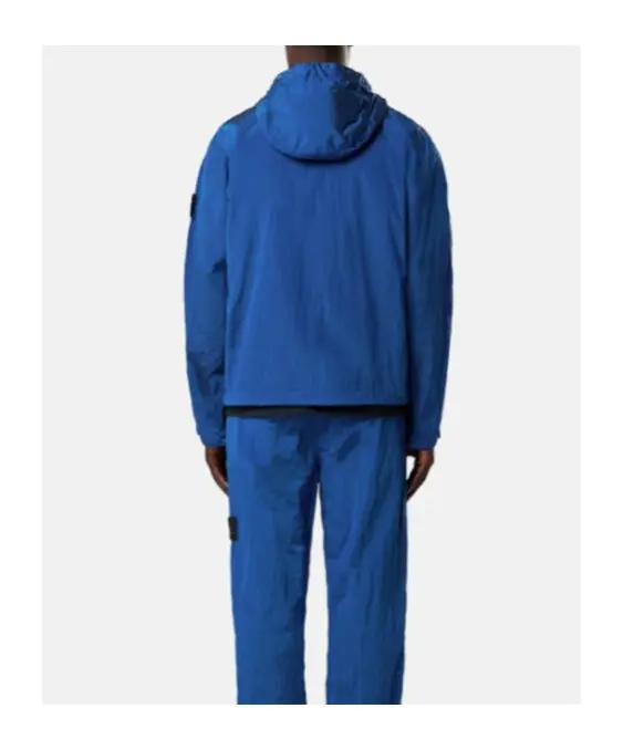 Stone Island Hooded Jacket With Light Water And Wind Resistance